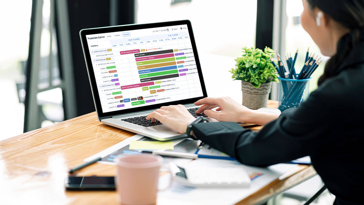 Sample Print Production Schedule | GelatoConnect